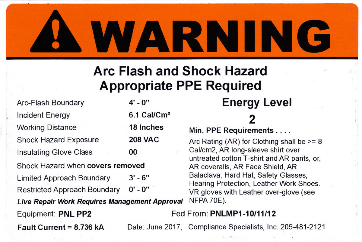 70E - Compliance Specialists